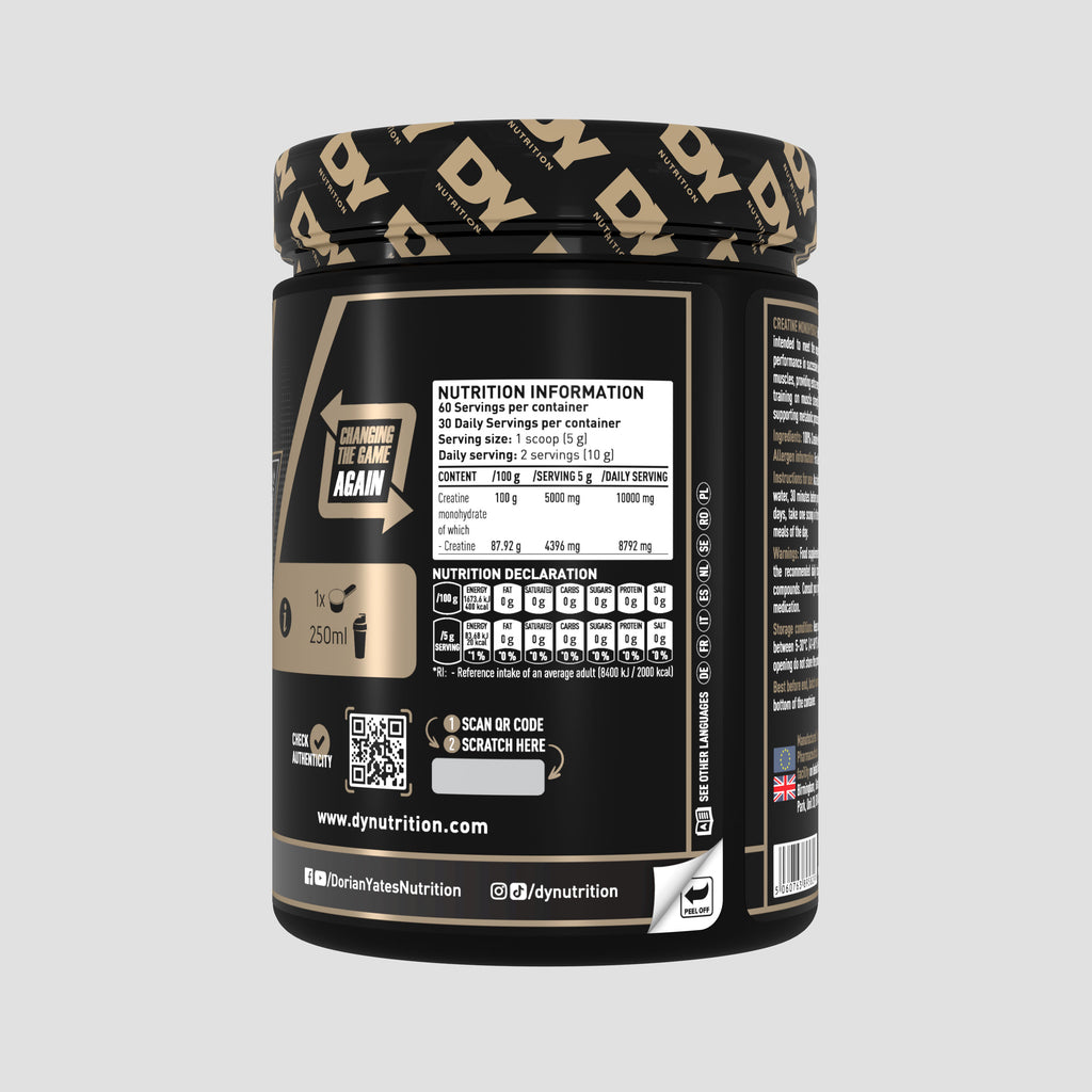 Creatine Monohydrate Powder Supplement | DY Nutrition UK