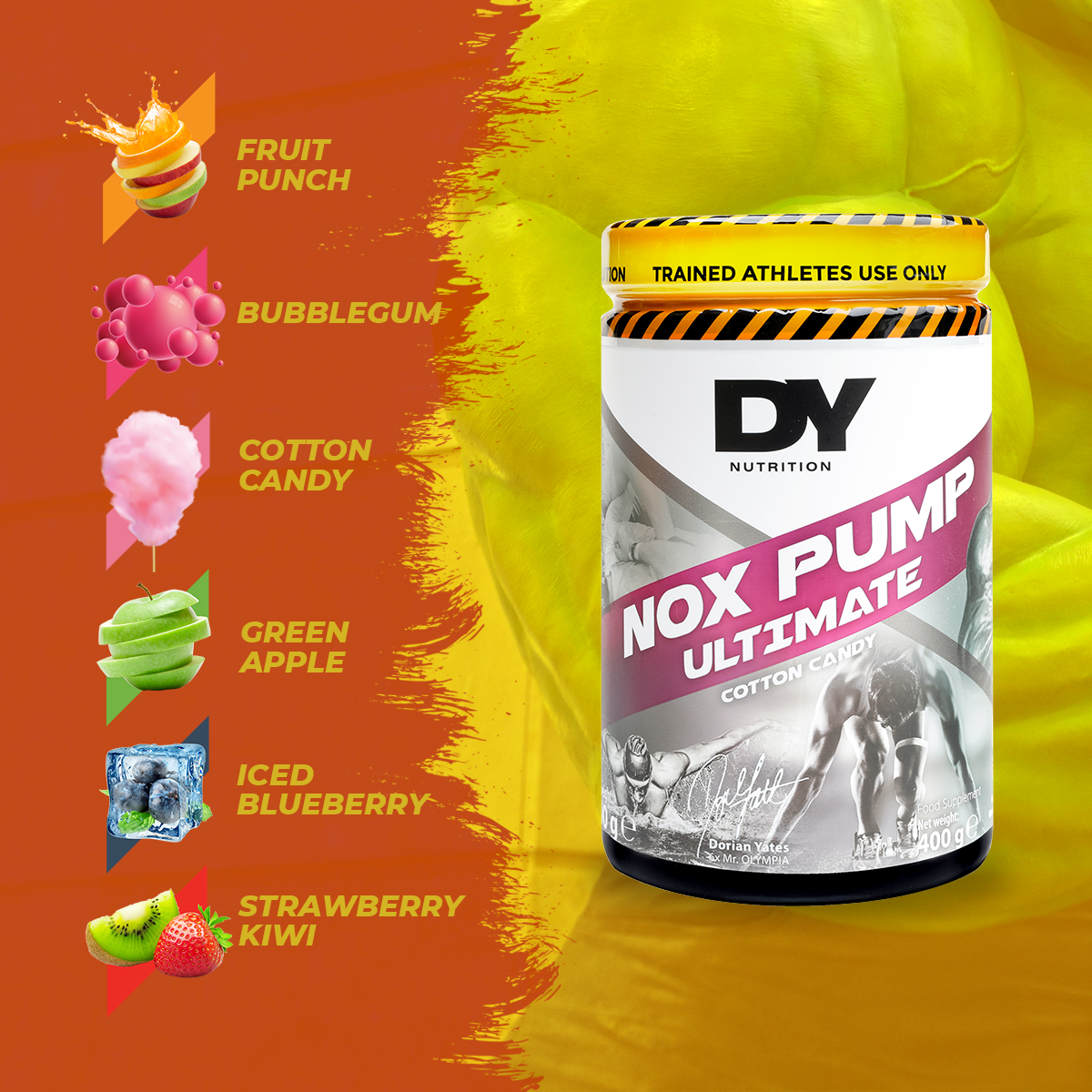 NOX Pump Pre Workout Powder Supplement | DY Nutrition UK